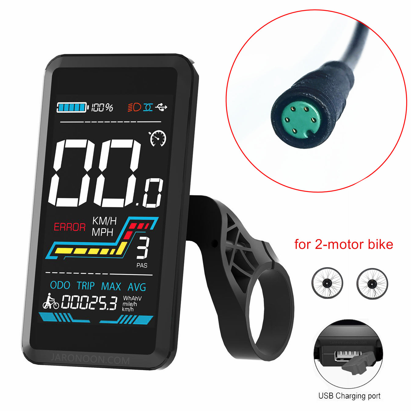Yolin YL91F-V Intelligent LCD Display for CMACEWHEEL Electric Bicycle ...